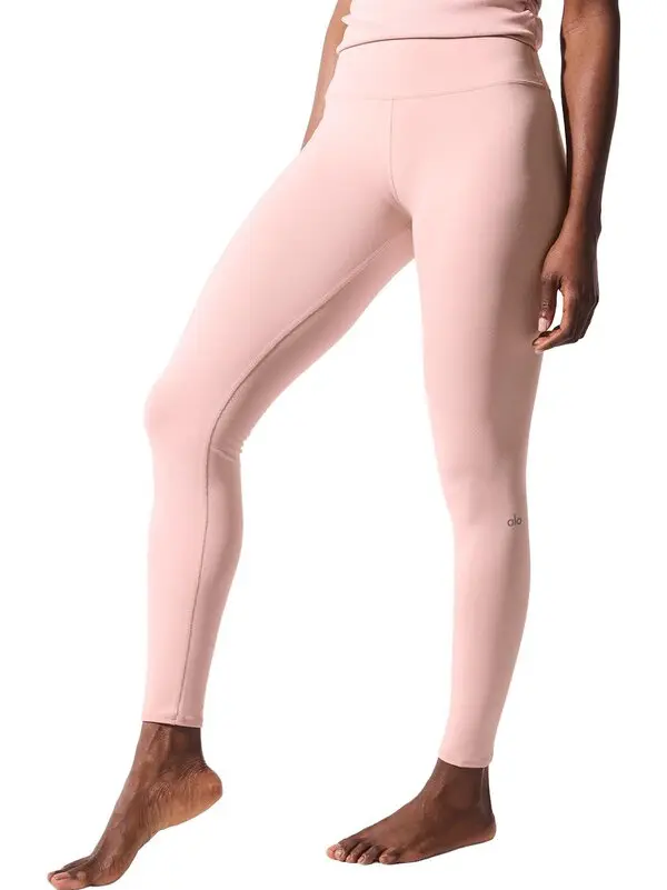 Alo Yoga 7/8 High-waist Airbrush Legging - Pink Quartz