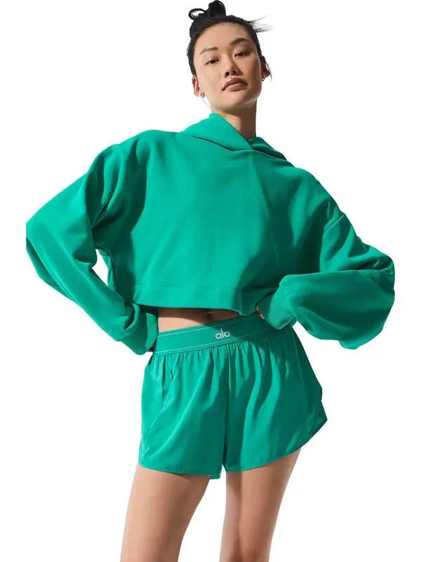 Alo Yoga Bae Hoodie - Spruce Green