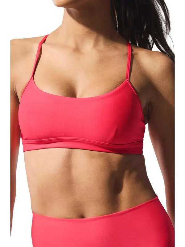 Alo Yoga Airlift Intrigue Bra - Candy Red