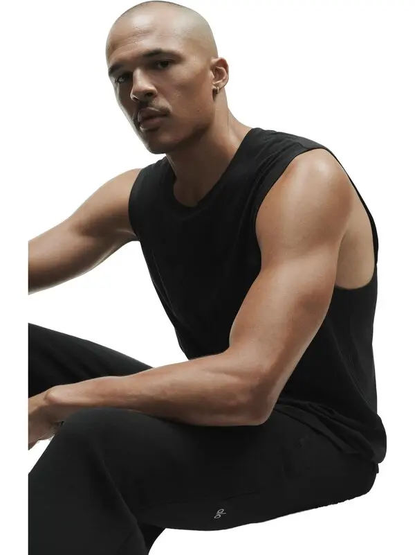 Alo Yoga The Triumph Muscle Tank - Black