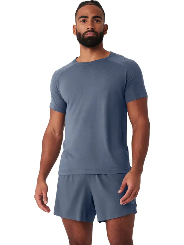 Alo Yoga Triumph Raglan T-shirt - Bluestone