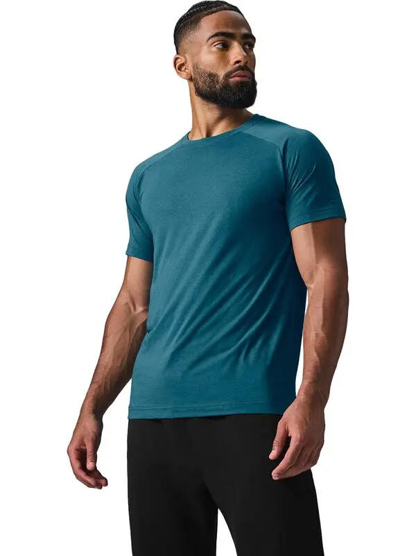 Alo Yoga Triumph Raglan T-shirt - Oceanic Teal