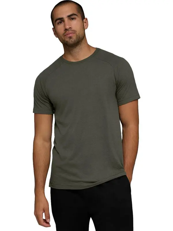 Alo Yoga Triumph Raglan T-shirt - Stealth Green