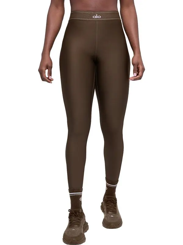 Alo Yoga Airlift High-waist Suit Up Legging - Espresso