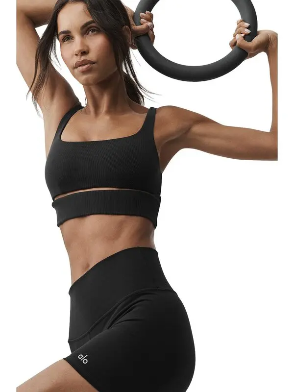 Alo Yoga Slit Bra - Black