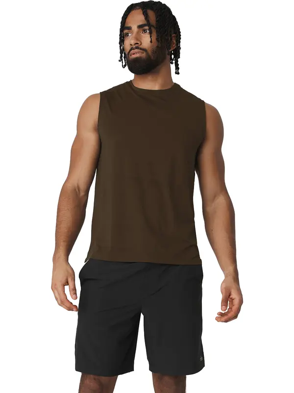 Alo Yoga Idol Performance Tank Top - Espresso