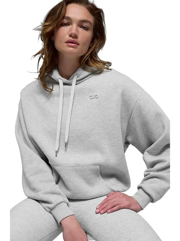 Alo Yoga Accolade Hoodie - Athletic Heather Grey