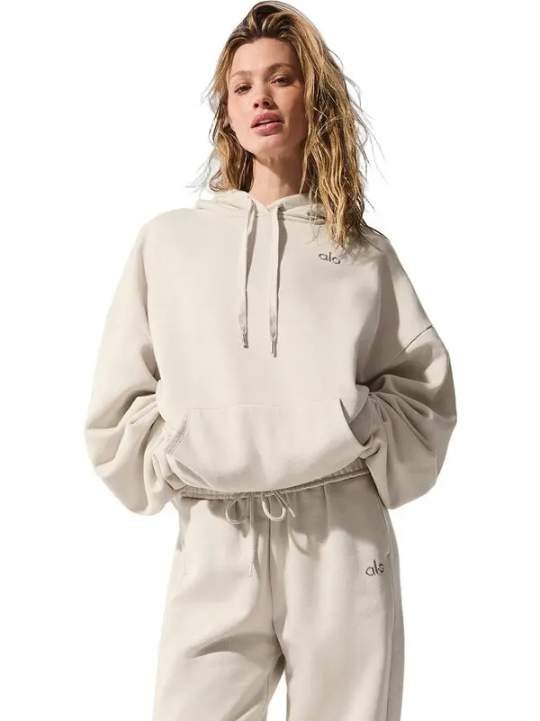 Alo Yoga Accolade Hoodie - Bone