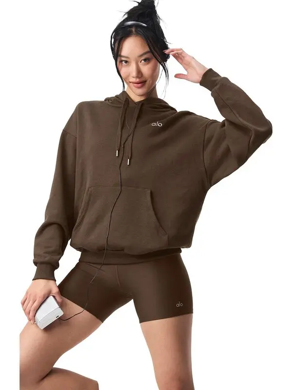 Alo Yoga Accolade Hoodie - Espresso
