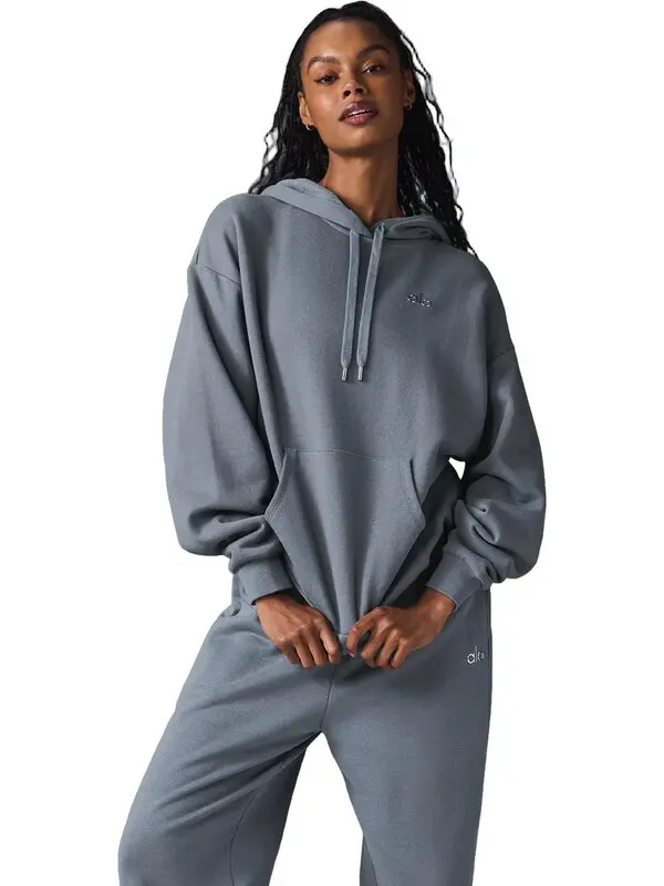 Alo Yoga Accolade Hoodie - Steel Grey