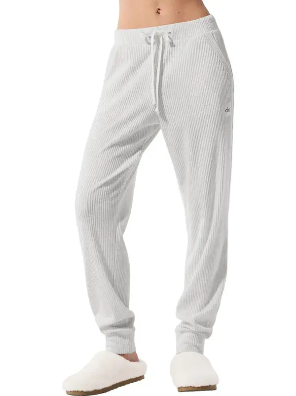 Alo Yoga Muse Sweatpant - White Heather