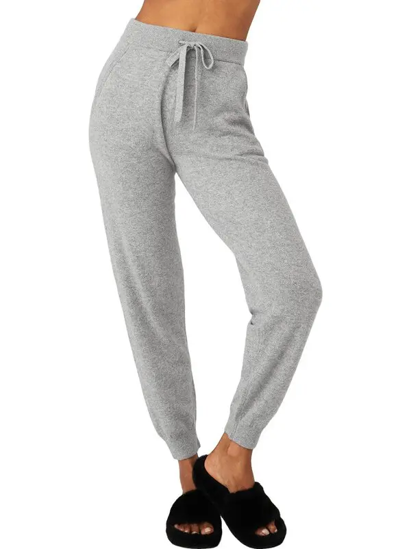 Alo Yoga High-waist Cashmere Jet Set Track Pants - Dove Grey Heather