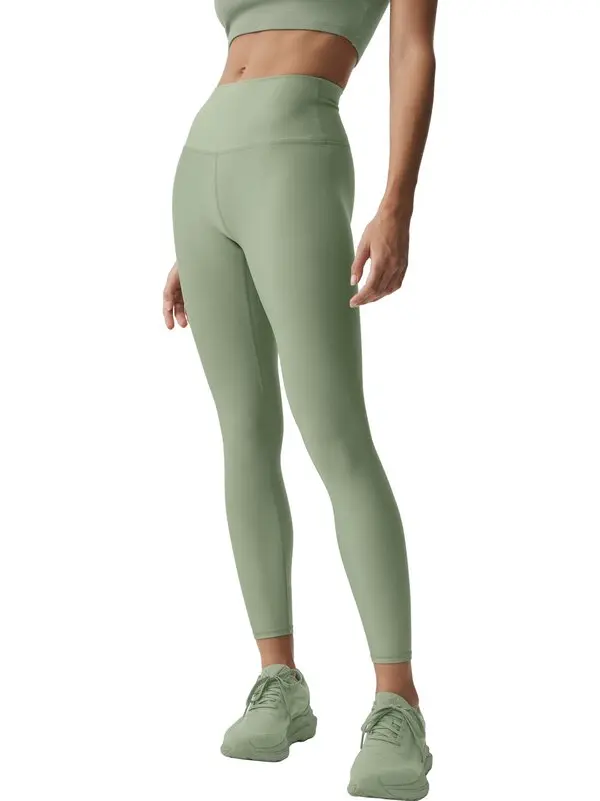Alo Yoga Red Hot High-waist Airlift Legging - Dune Grass