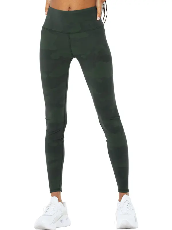 Alo Yoga High-waist Camo Vapor Legging - Hunter Camouflage