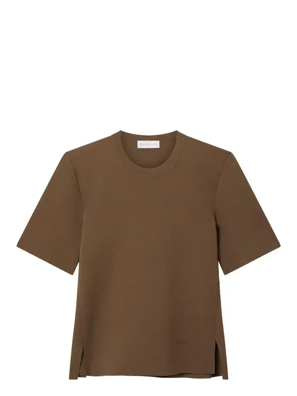 Stella McCartney Fitted Compact Knit Top With Slits - 2801