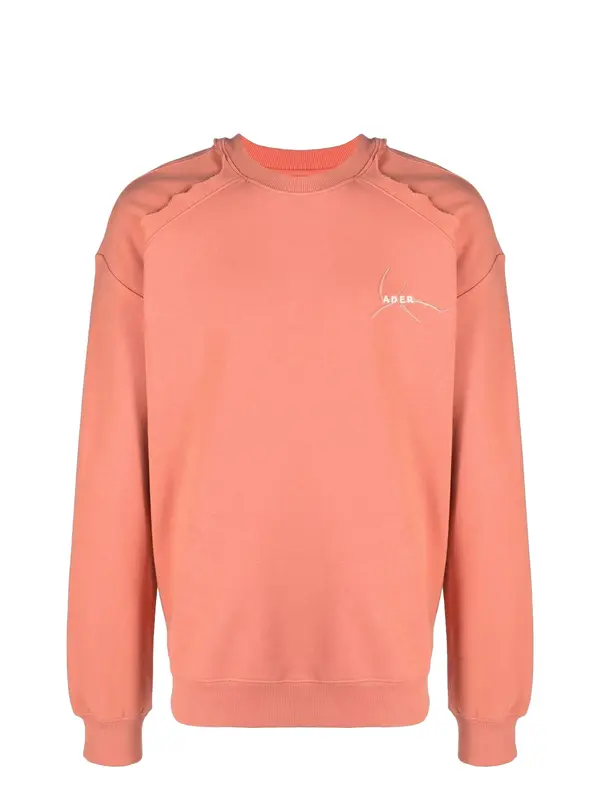 ADER ERROR Embroidered Cotton Sweatshirt - Pink
