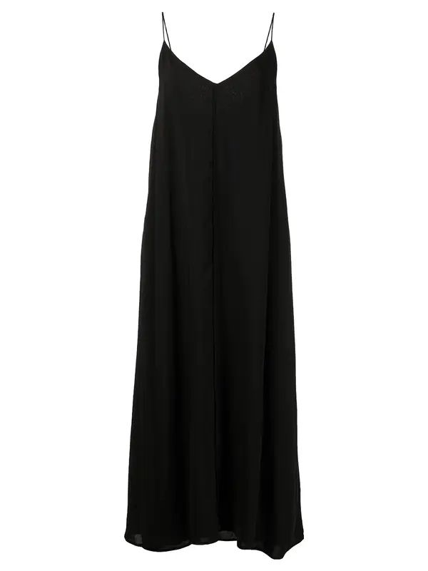 Voz Double-layer Cami Dress - Black