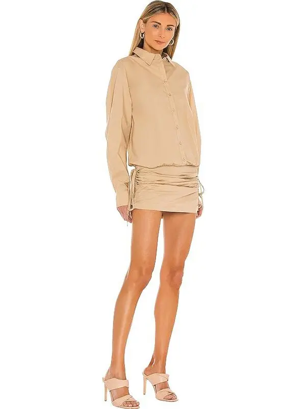 L'academie The Keem Mini Dress - Tan