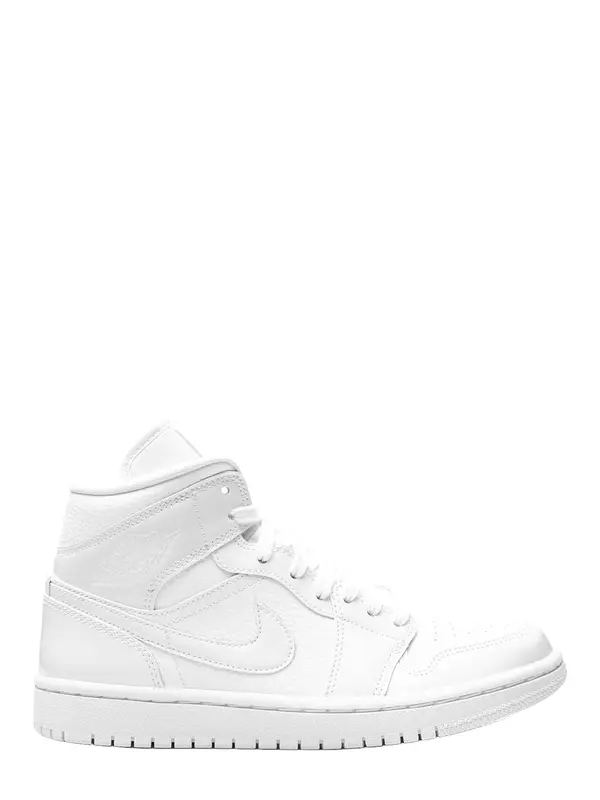 JORDAN Air 1 Mid Triple Sneakers - White
