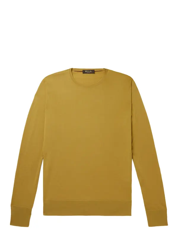 Loro Piana Wish Virgin Wool Sweater - Yellow