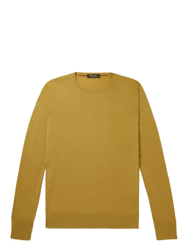 Loro Piana Wish Virgin Wool Sweater - Yellow