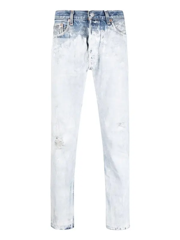 GALLERY DEPT. Mid-rise Bleached Jeans - Blue