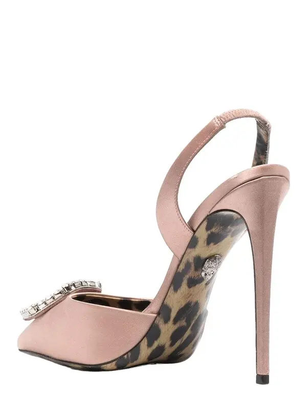 Philipp Plein Slingback High-heeled Pumps - Neutrals