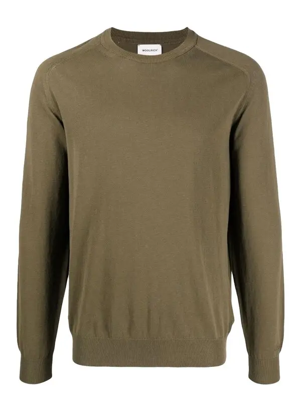Woolrich Raglan Sleeve Jumper - Green