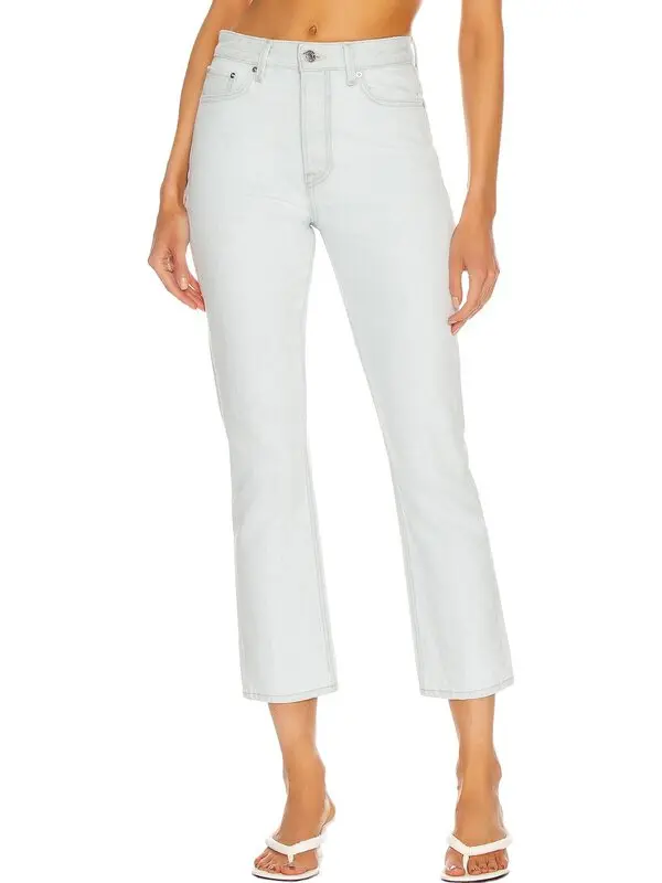 GRLFRND Karolina High-rise Straight Crop Jeans - Indio