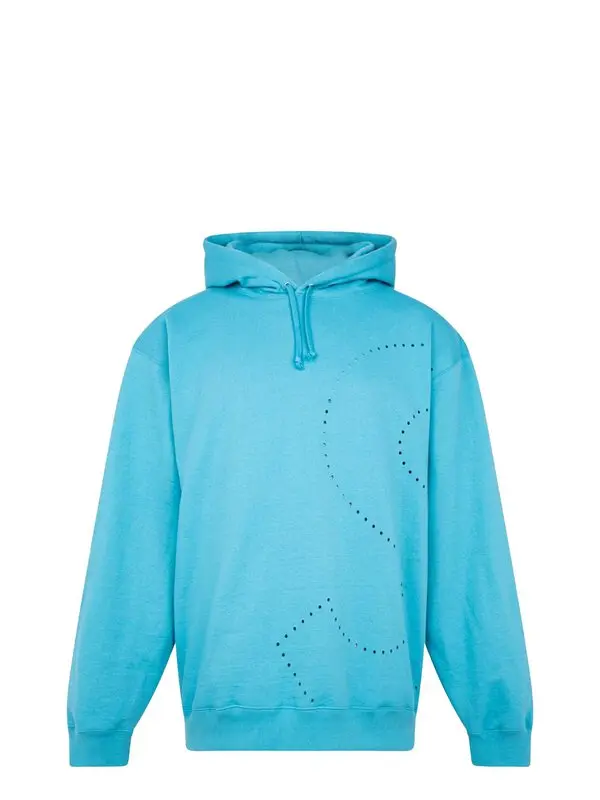 Supreme Laser Cut 's' Logo Hoodie - Blue
