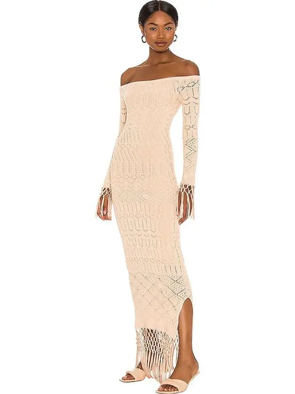 House Of Harlow 1960 X Rose Dress - Nude
