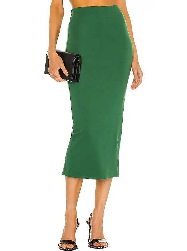 MICHAEL COSTELLO Amira Midi Skirt - Green