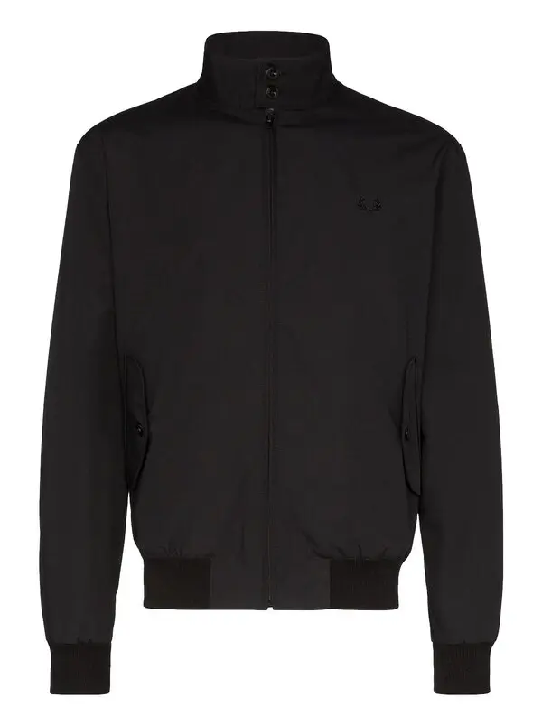 Fred Perry Harrington Bomber Jacket - Black