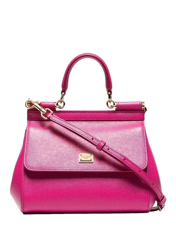 Dolce & Gabbana Small Sicily Shoulder Bag - Pink