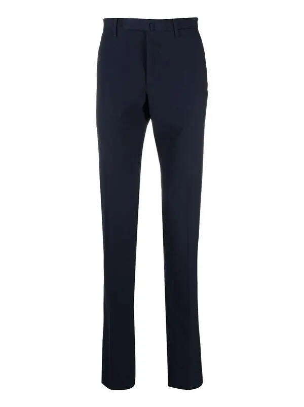 Incotex Tailored Cotton Trousers - Blue