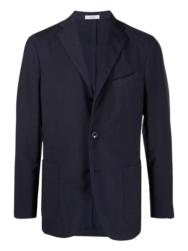 Boglioli Single-breasted Blazer - Blue