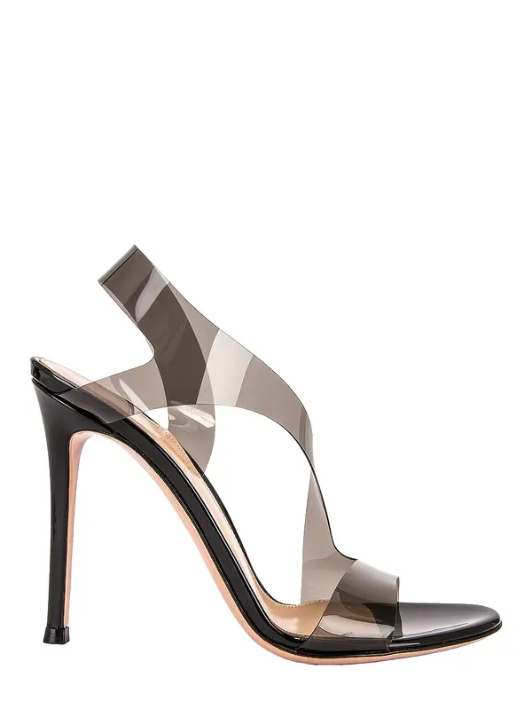 GIANVITO ROSSI Metropolis Heels - Fume & Black