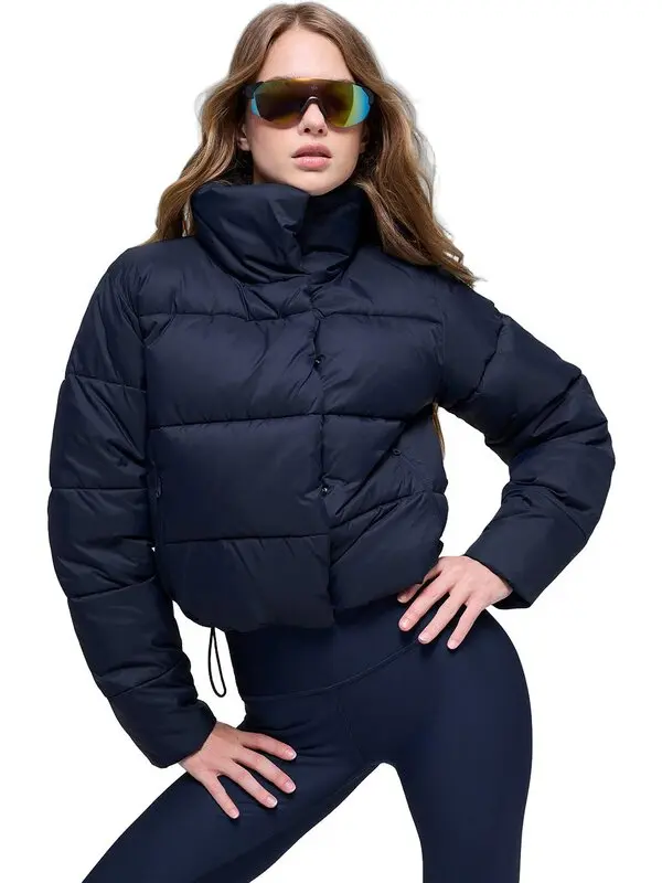 Alo Yoga Gold Rush Puffer Jacket - Navy