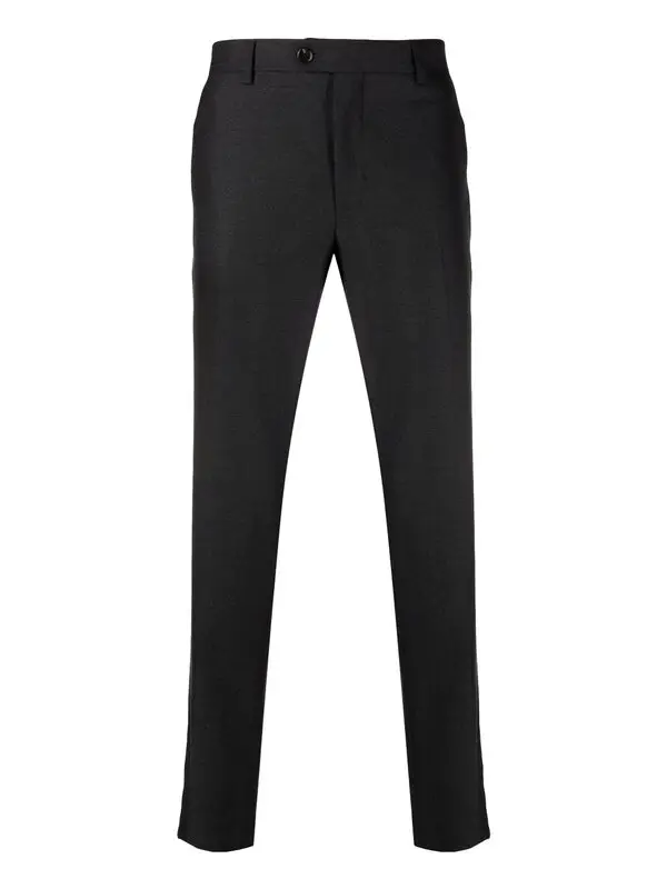 BILLIONAIRE Slim Tailored Trousers - Grey
