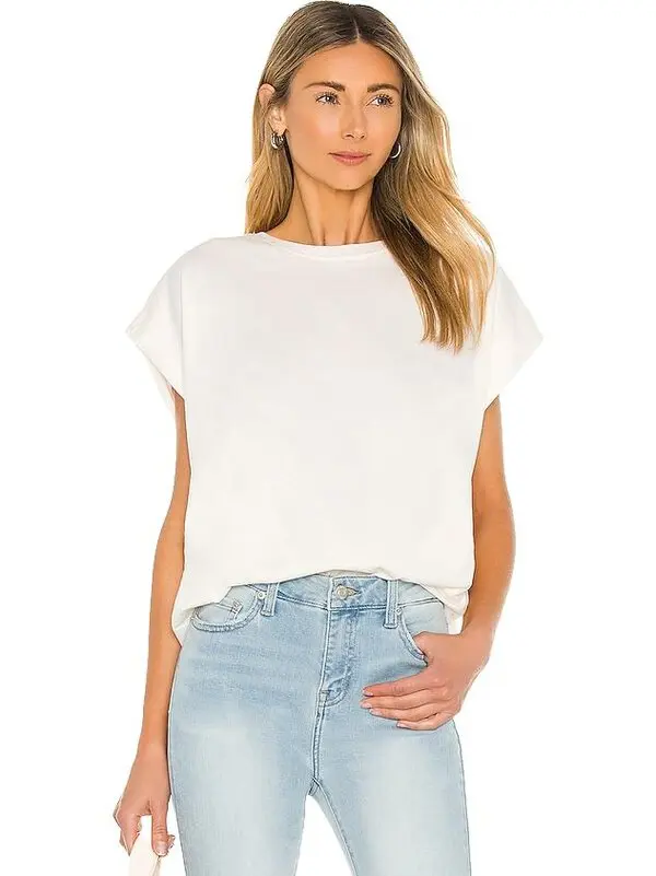 PISTOLA Trina Muscle Tee - White Sand