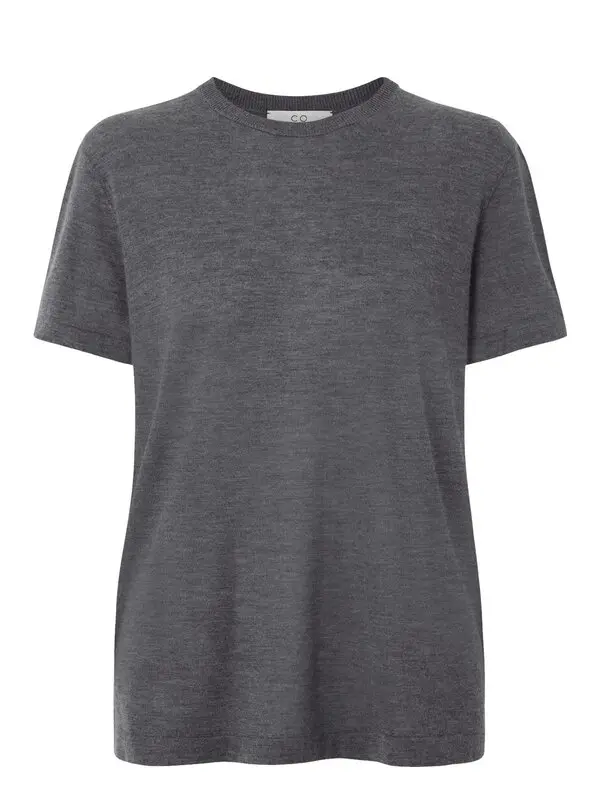 Co Cashmere T-shirt - Gray