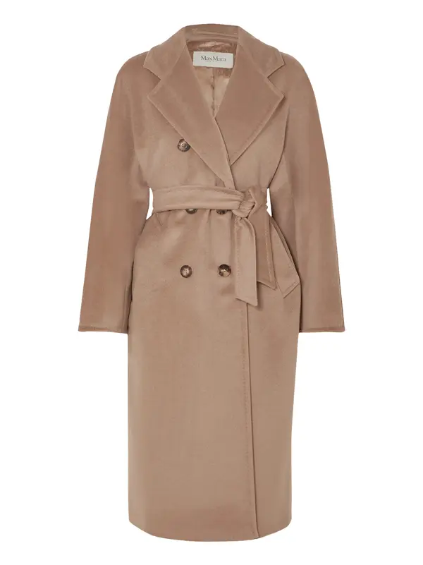 Max Mara Madame 101801 Icon Double-breasted Coat - Brown
