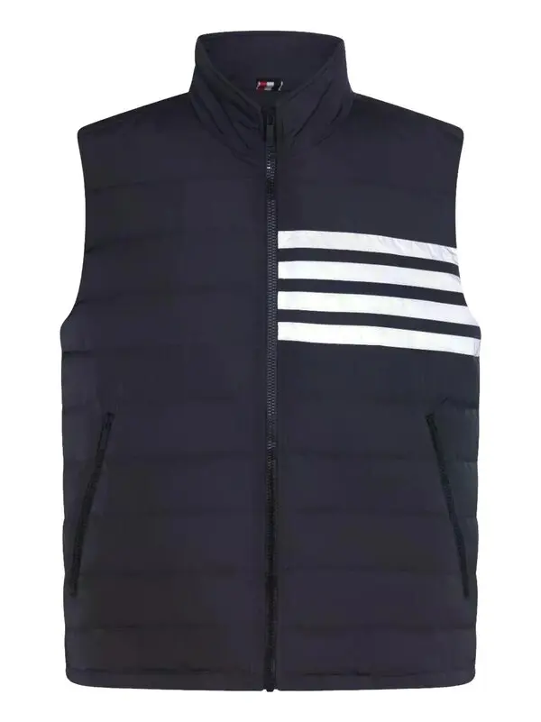 Thom Browne 4-bar Motif Puffer Gilet - Blue