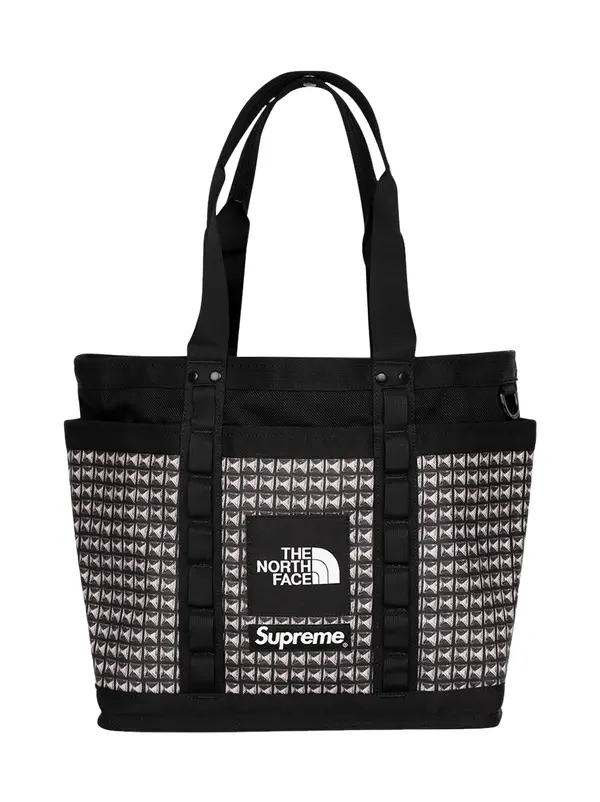 Supreme X The North Face Stud-print Utility Tote Bag - Black