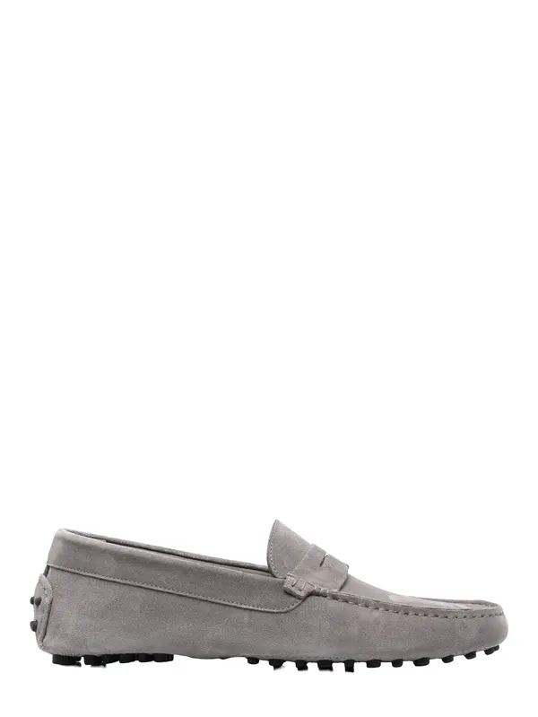 SCAROSSO Michael Suede Loafers - Grey