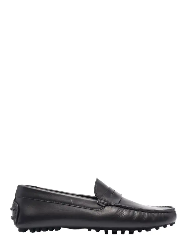 SCAROSSO Michael Square-toe Loafers - Black