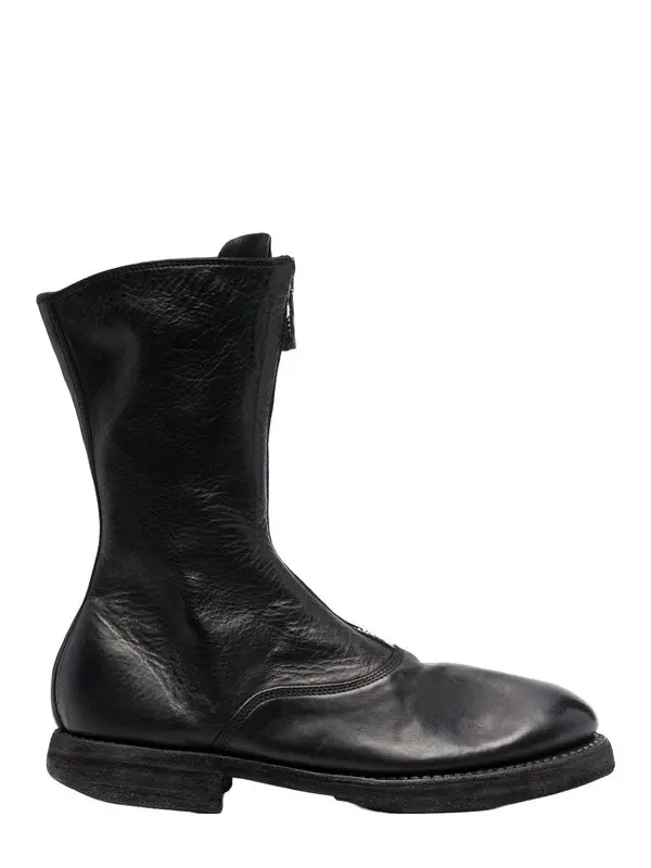 Guidi 310 Zip-up Ankle Boots - Black