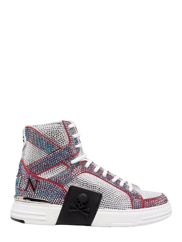 Philipp Plein Money High-top Trainers - White