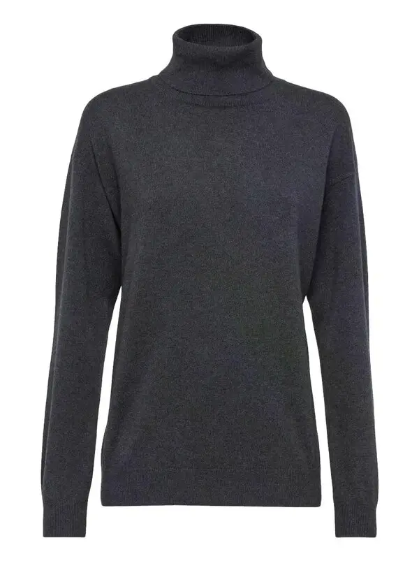 Brunello Cucinelli Roll-neck Cashmere Sweater - Grey