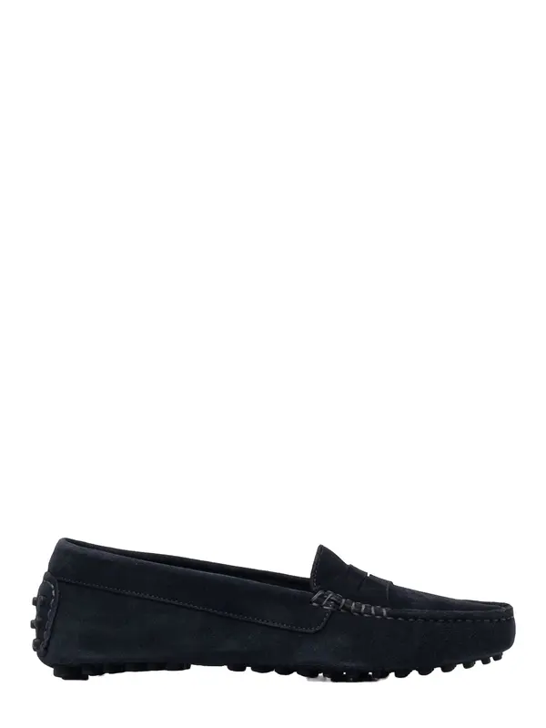 SCAROSSO Ashley Suede Loafers - Blue